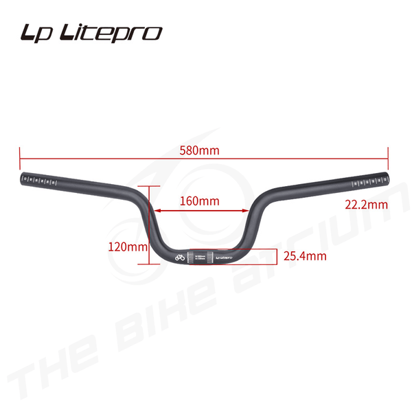 Litepro M-Bar Handlebar 25.4mm – The Bike Atrium