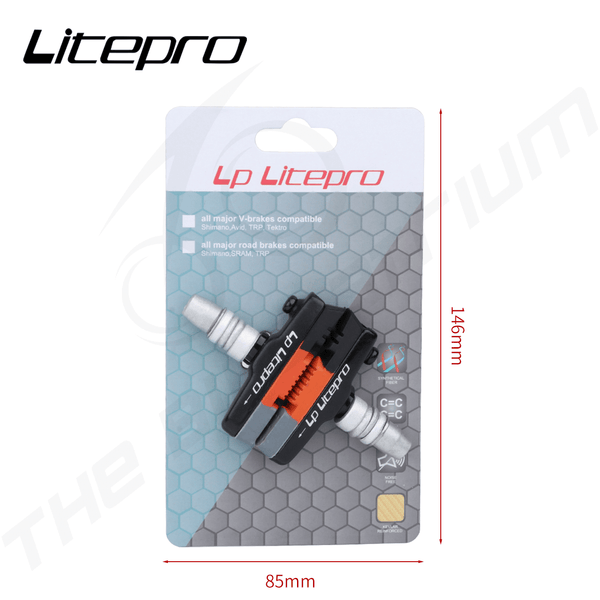 Litepro Brake Pads Folding Trifold Bicycle Aluminum Alloy Brake Shoes ...